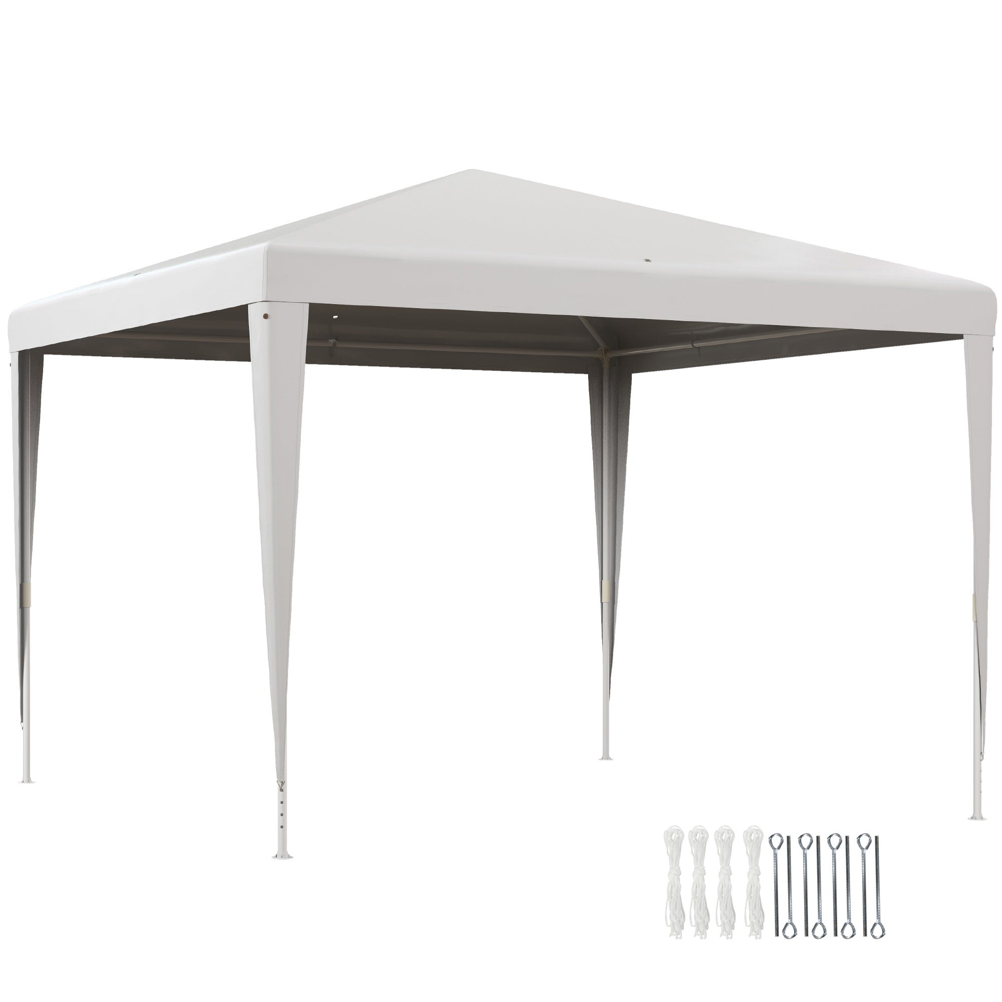 Gazebo jardin 3x3 m portable couverture UV blanc | Leroy Merlin