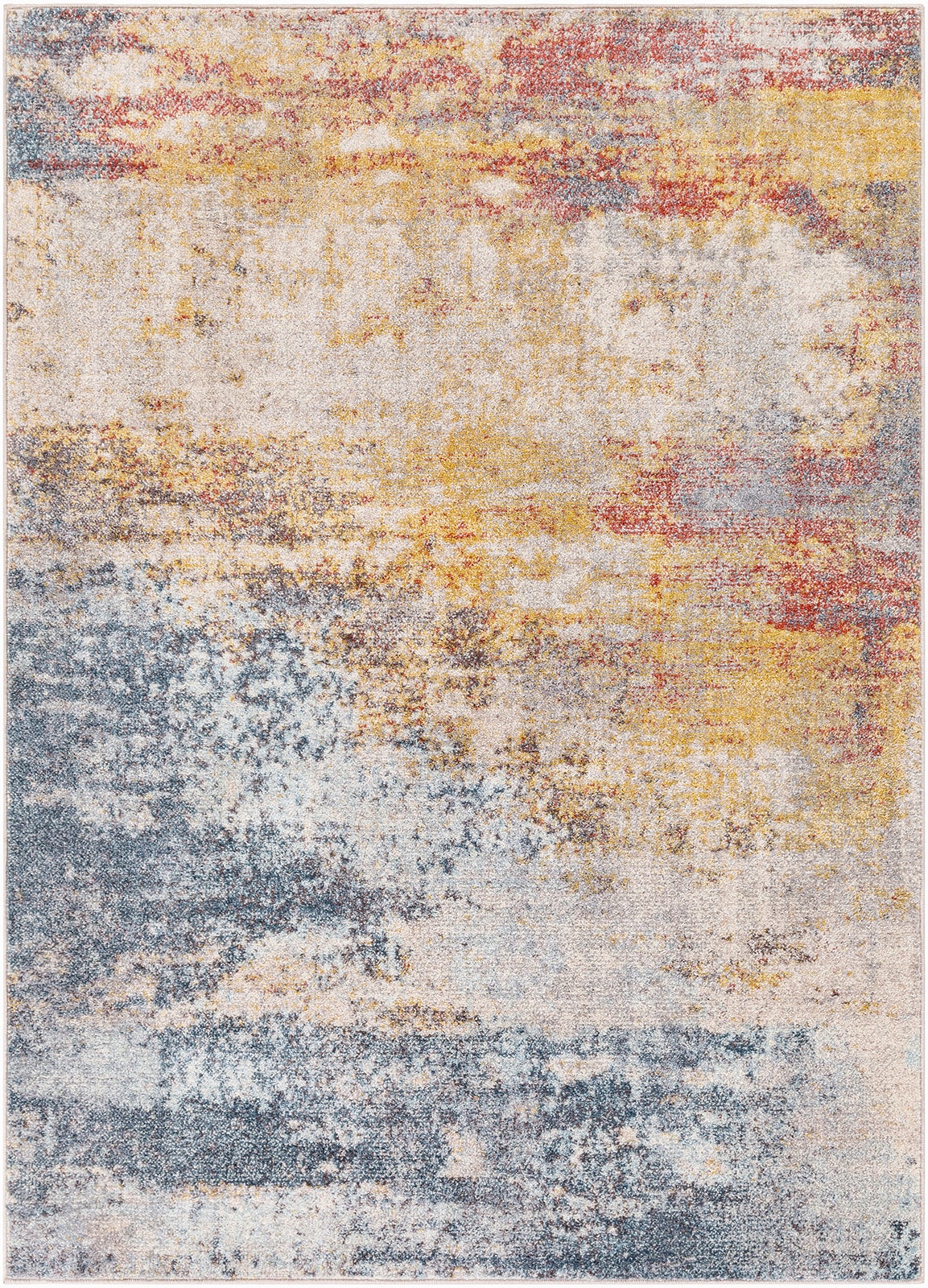 LIVABLISS Tapis Abstrait Moderne Multicolore/Orange 160x213 | Leroy Merlin