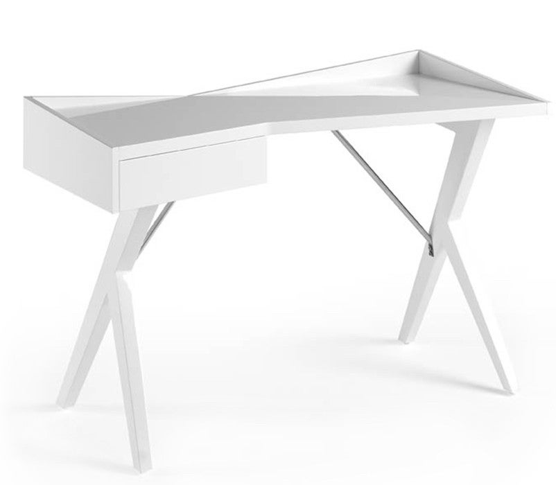 Bureau design original laqué Barona-Couleur Crystal | Leroy Merlin
