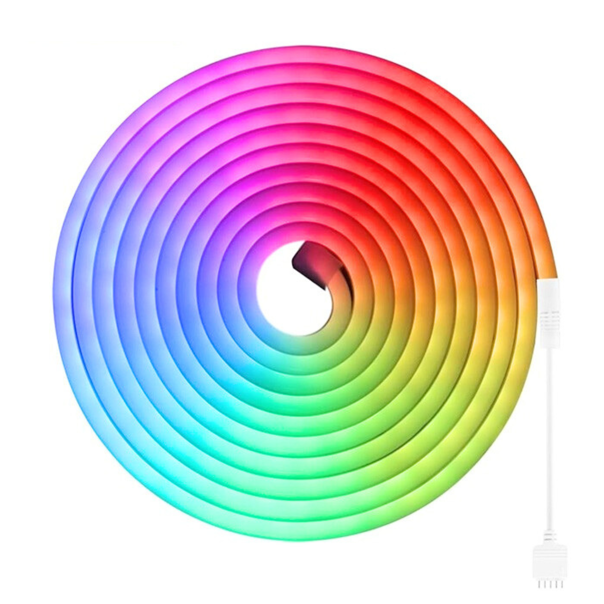 Neón Led Flexible 12V, 5 Metros 6x12mm 108 Leds/m. RGB Multicolor ...