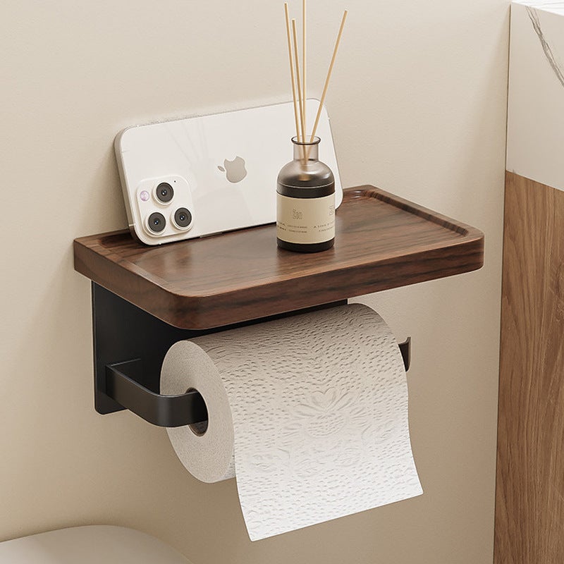 Soporte para caja de pañuelos, soporte para pañuelos negro (con tallo ...