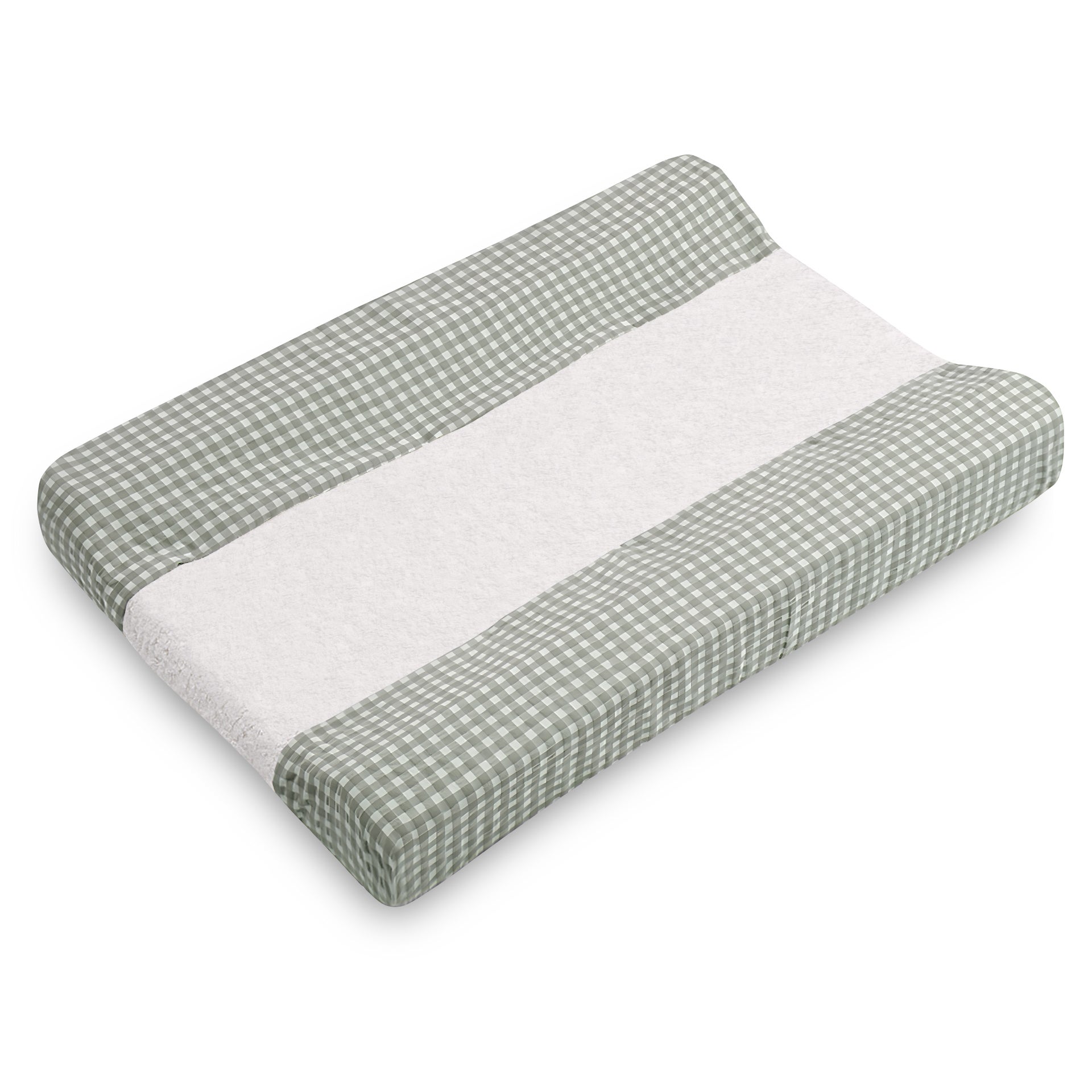 Funda cambiador bebé 50x80 de rizo blanco absorbente - Eucaliptus Vichy ...