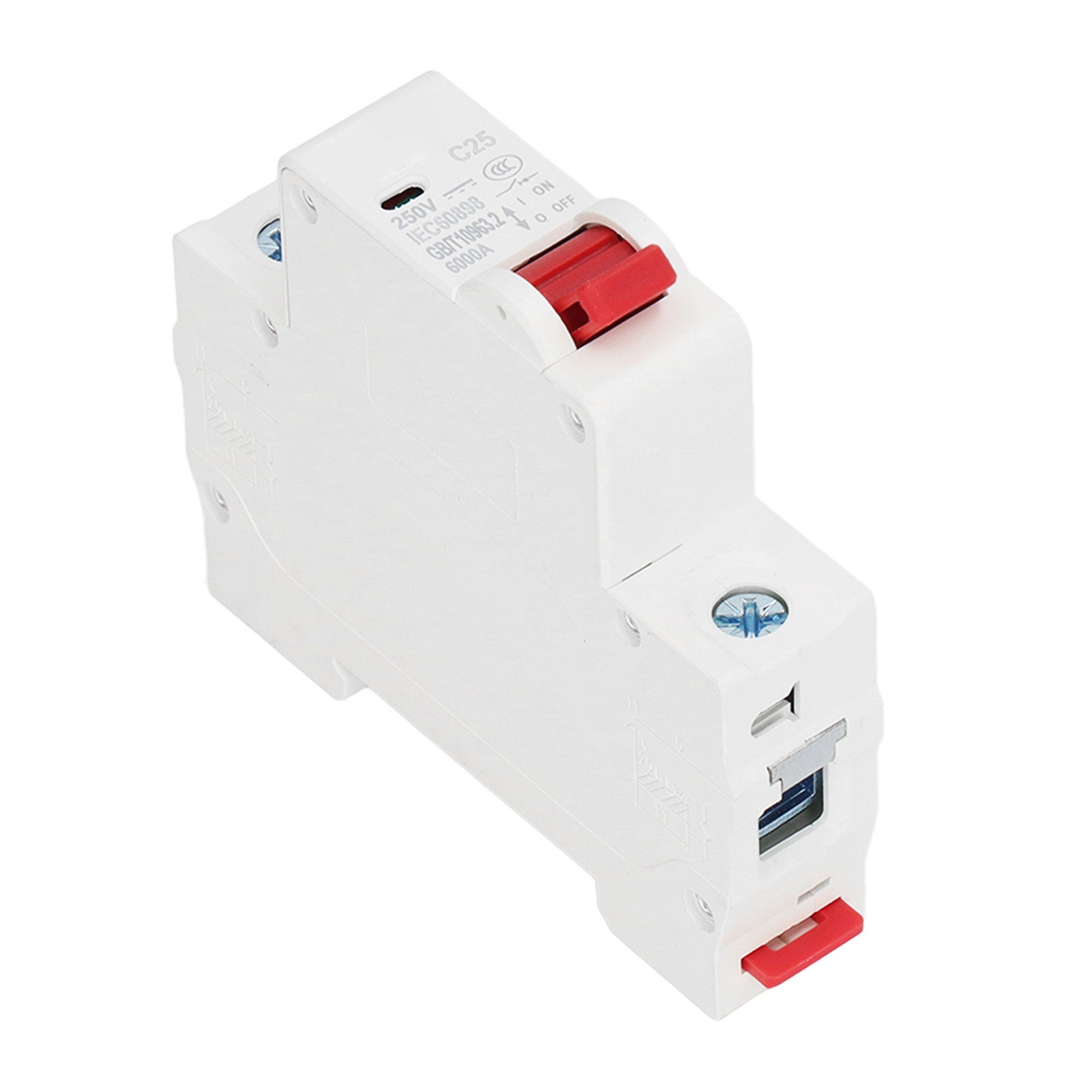 1P disjoncteur rail DIN montage court-circuit protection surcharge ...