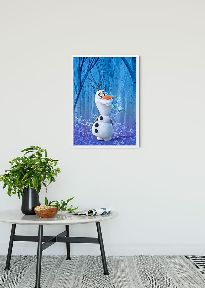Cartel artístico de Komar - Disney Frozen Olaf Crystal - Talla: 50 x 70 ...