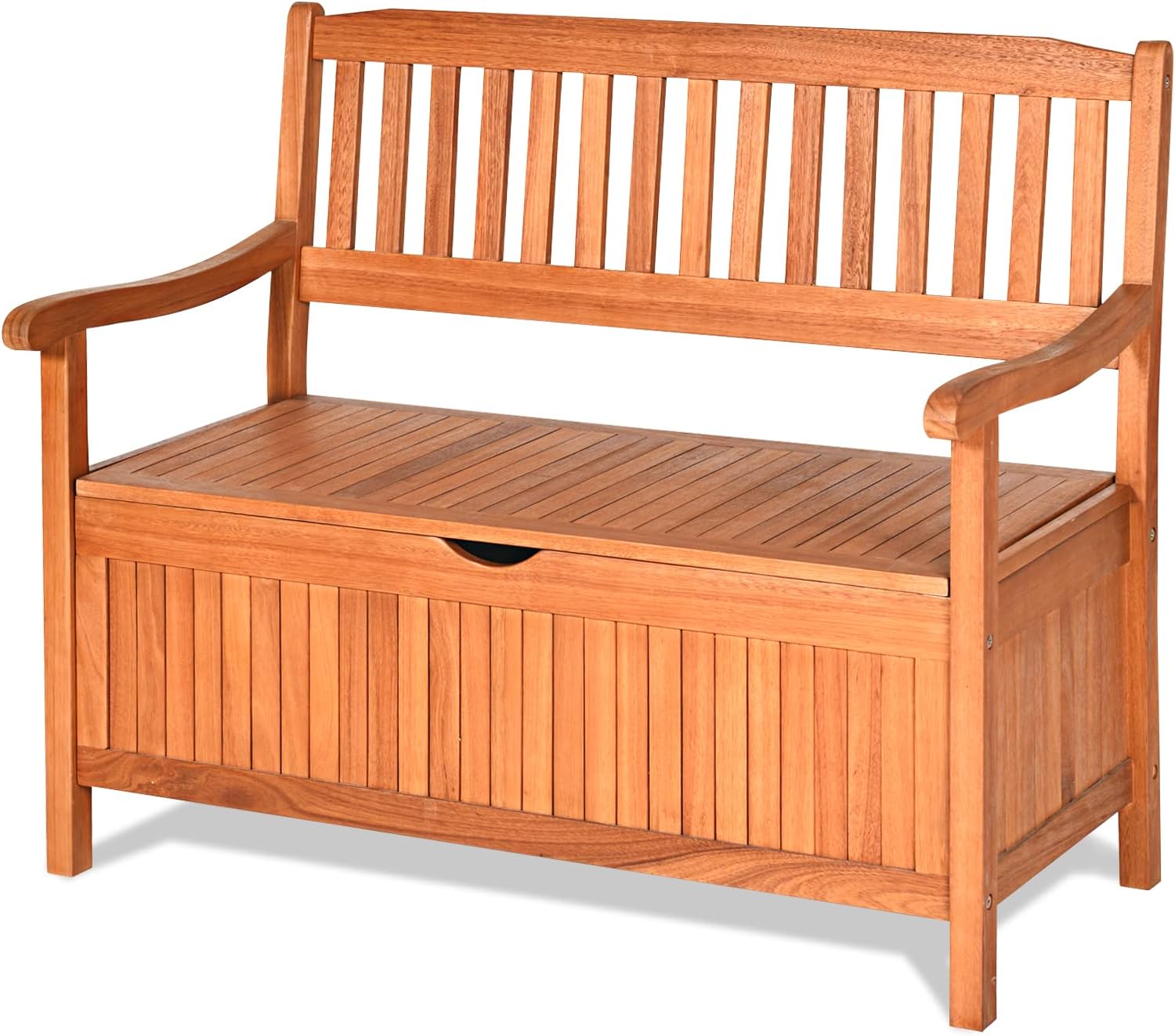 107 x 59 x 90cm Banc de Jardin avec Boîte de Rangement, Coffre de ...