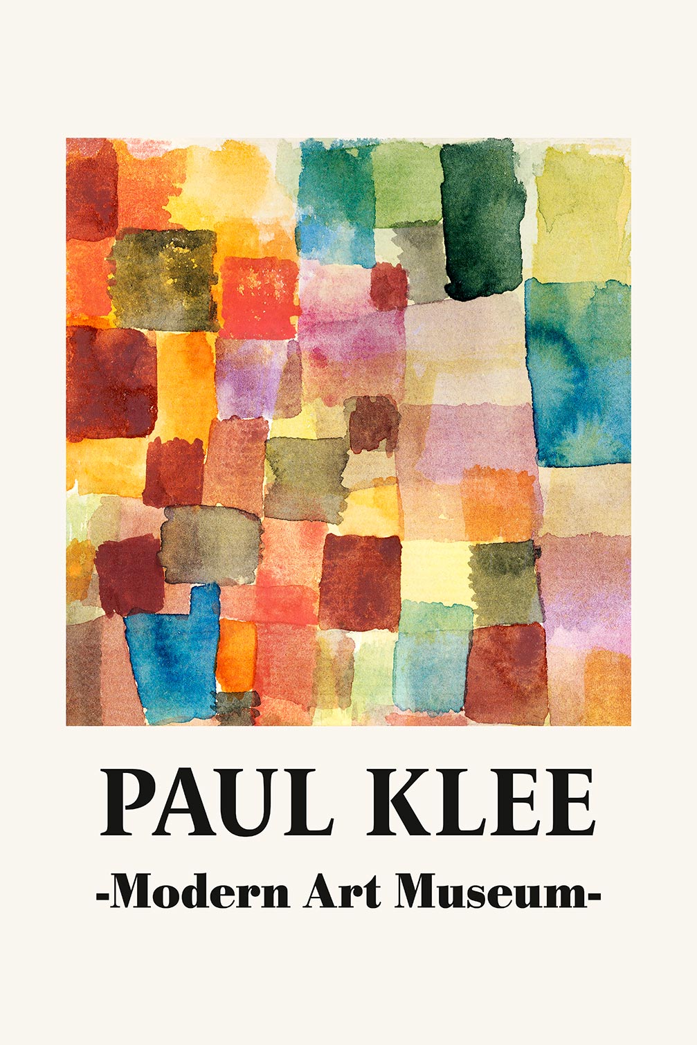 Tableau de paul klee modern art museum - 40x60cm | Leroy Merlin