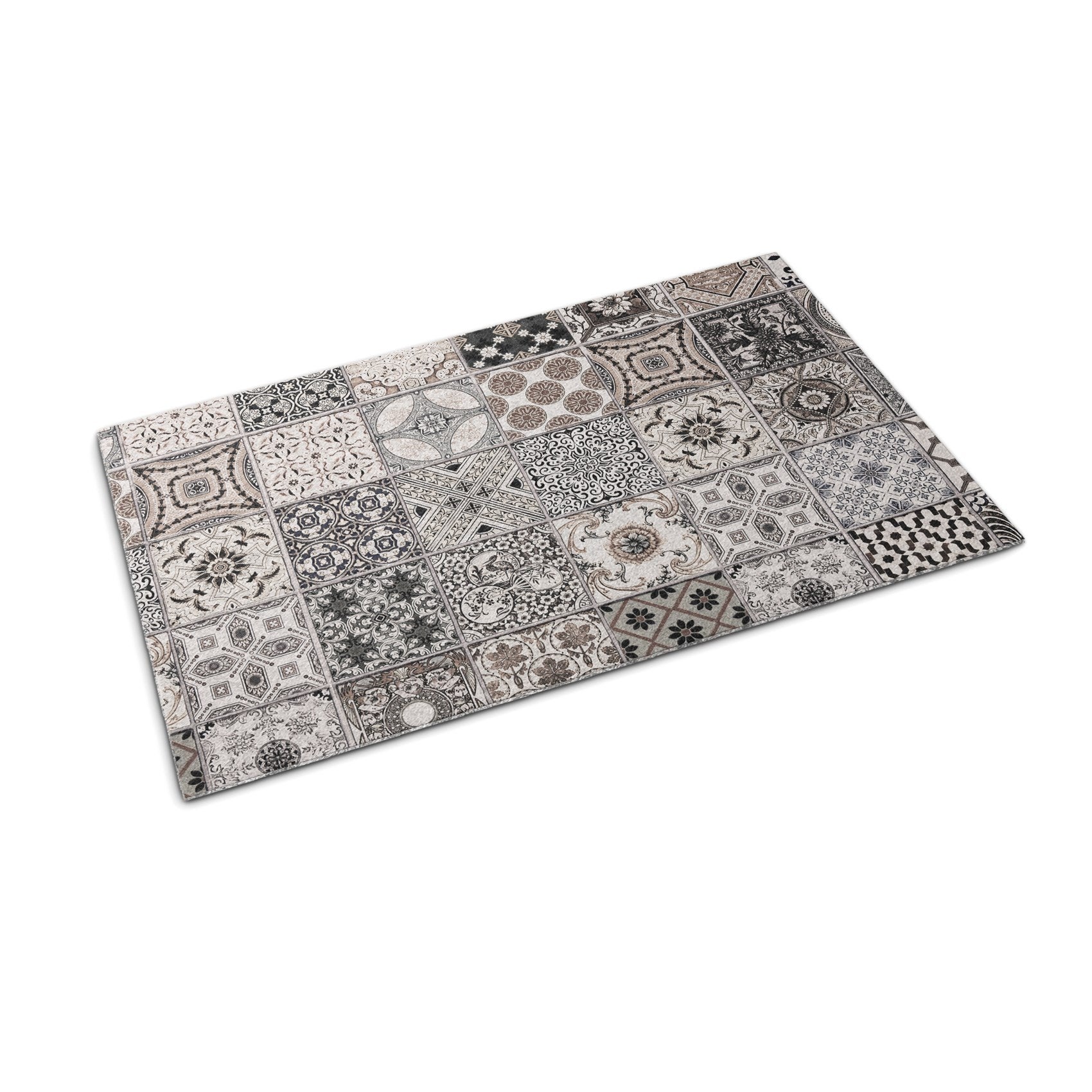Tapis d'entrée extérieur - Motifs géométriques - 150x100 cm ...