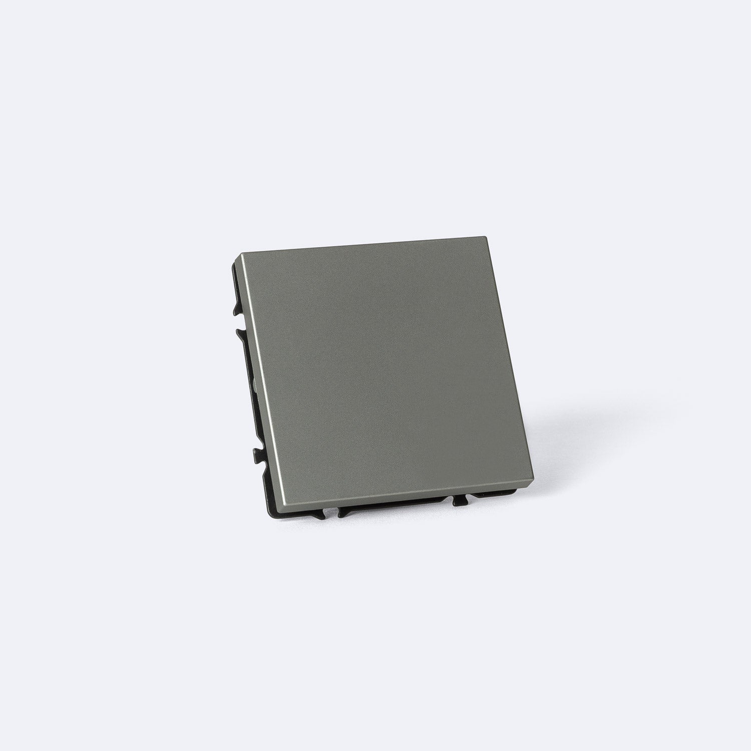 Interruptor Pulsador Luxe 990, Gris Antracita 1 Tecla, Aluminio,PC ...