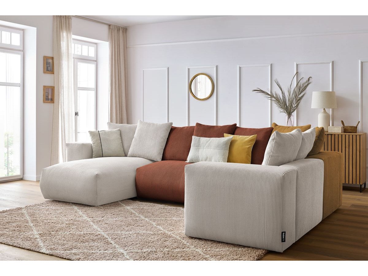 BOBOCHIC Canapé panoramique fixe modulable ultra moelleux VOLTAIRE 1 ...