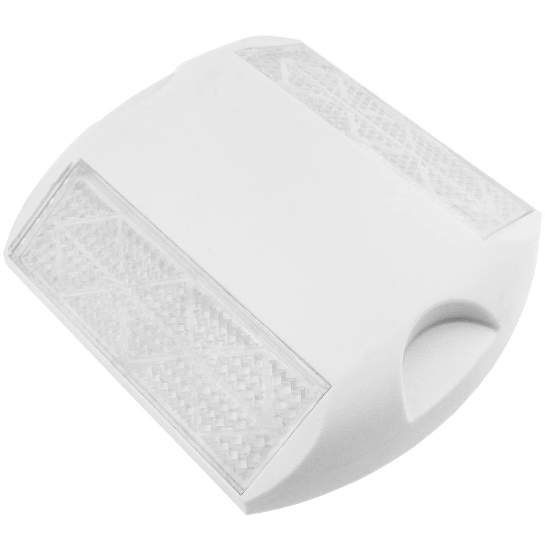 Réflecteur réfléchissant blanc en plastique asphalte praticable ...