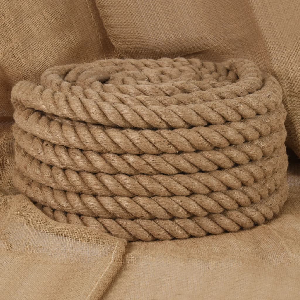 Corde de jute 25 m de long 36 mm d'épaisseur | Leroy Merlin