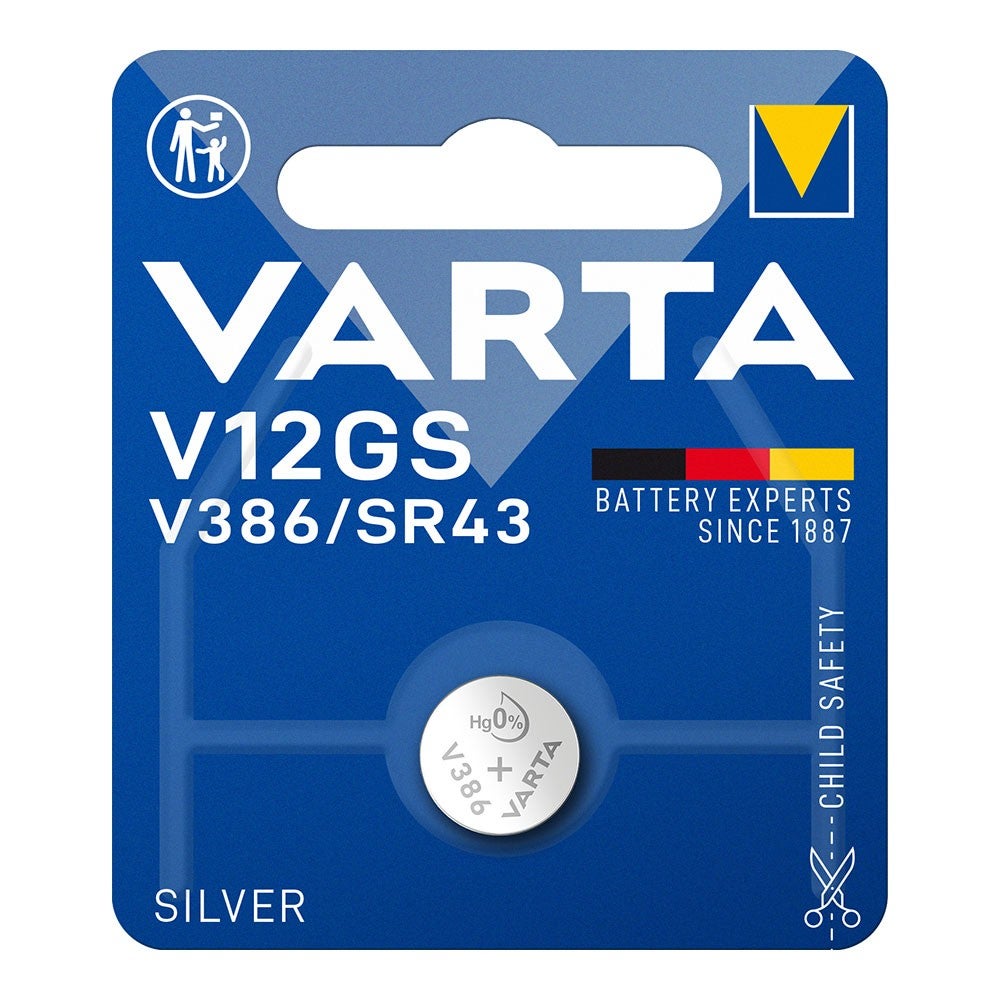*dernières unités* micro pile bouton varta silver sr43 - v386 / v12gs 1 ...