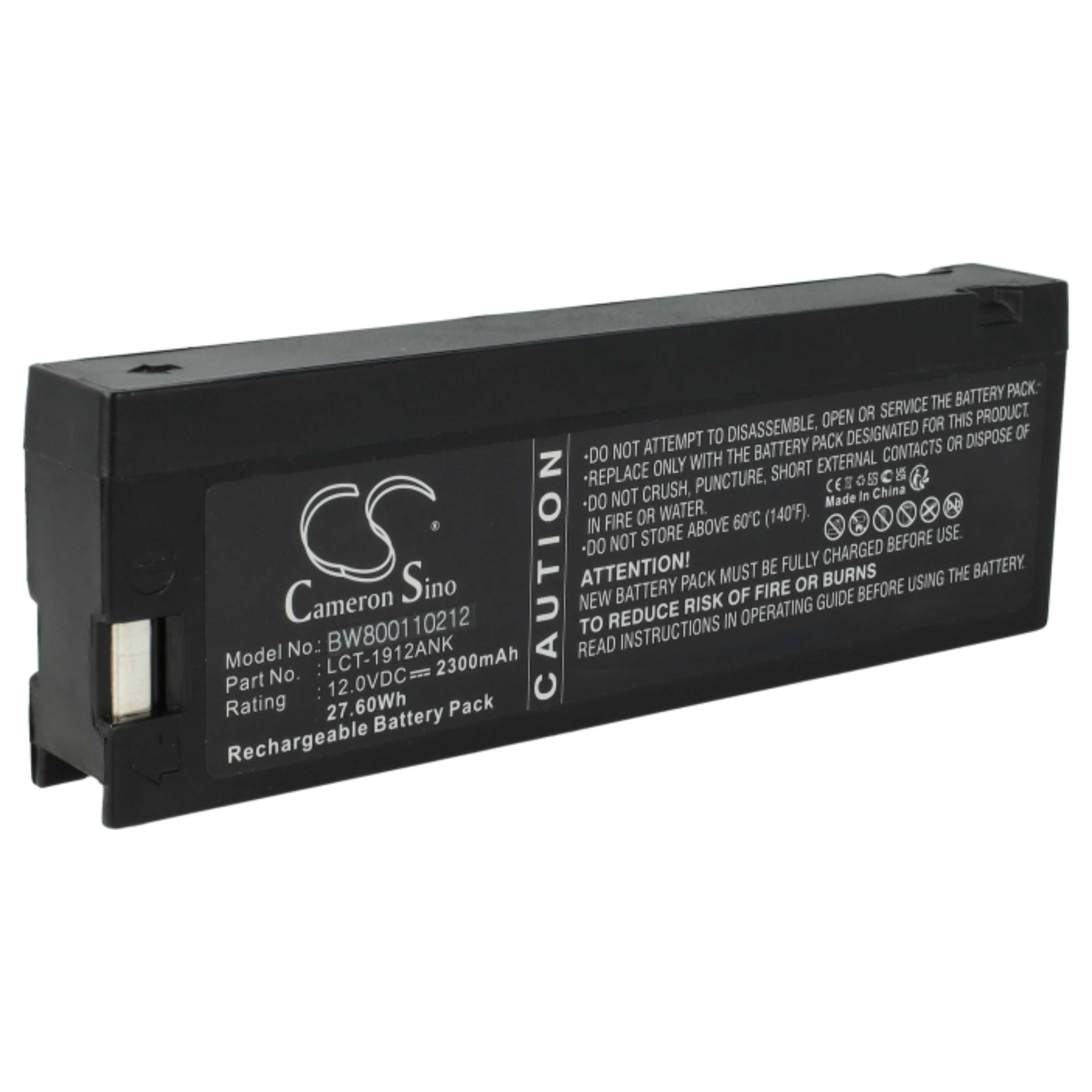 Vhbw Batterie compatible avec Critikon 200, 300, 400, 8700, 400 Pro ...
