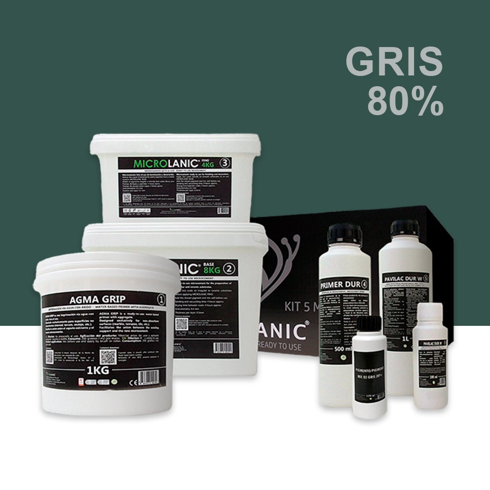 MICROLANIC KIT MICROCEMENTO 5M² SBC Speciale Bagni e Cucine Bagni ...