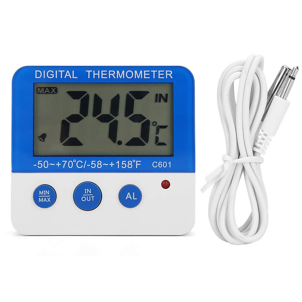 Termometro digitale con allarme monitoraggio della temperatura interna ...