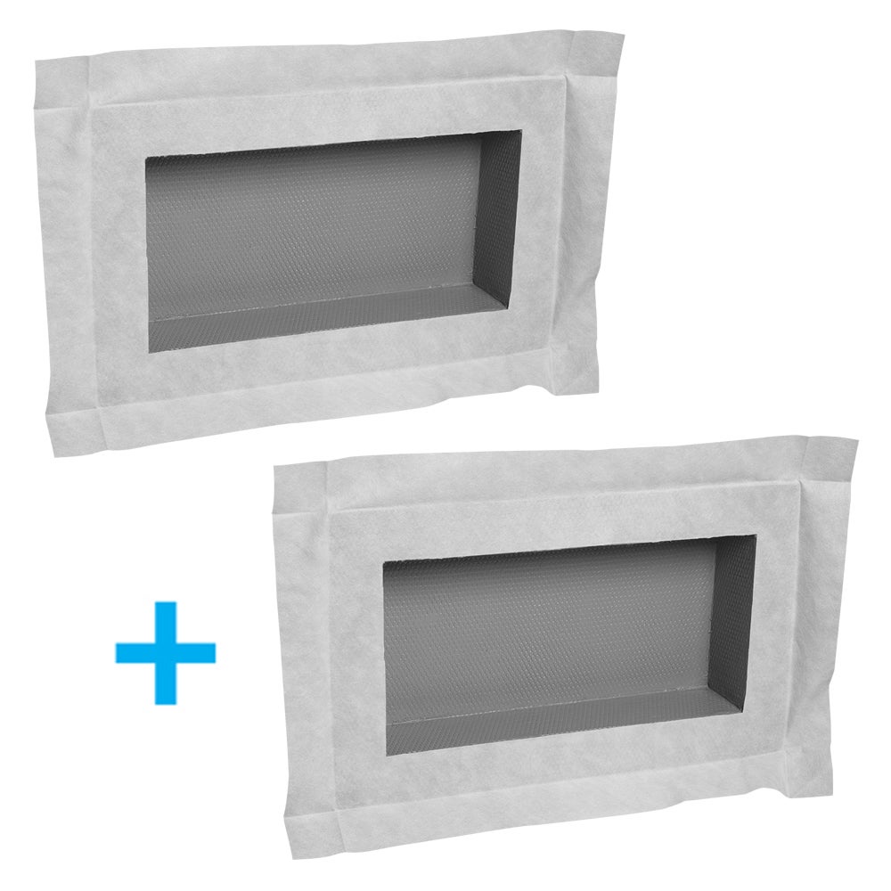 Set 2 hornacinas para alicatar impermeables - Formato interior 40 x 20 ...