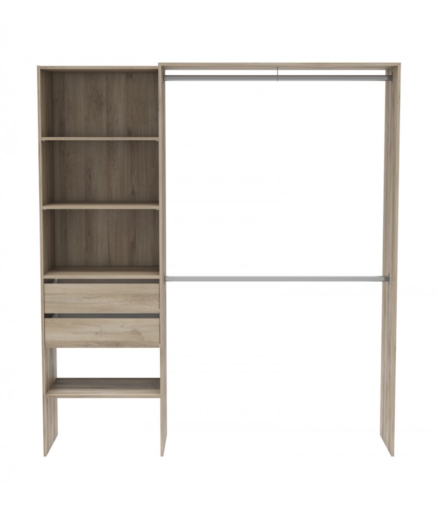 DRESSING OUVERT AVEC 2 TIROIRS IVAR | Leroy Merlin