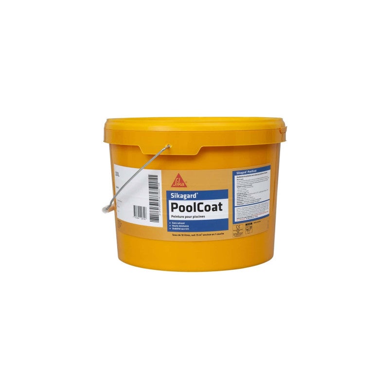 Revêtement de piscine SIKA Sikagard PoolCoat - 10L - Blanc | Bricoman
