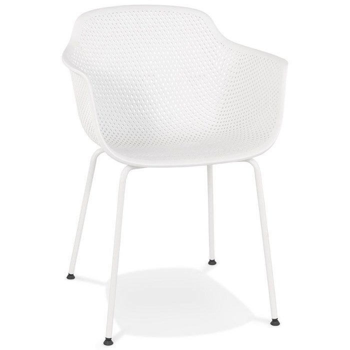 Chaise Design "Hansboro" 81cm Blanc | Leroy Merlin
