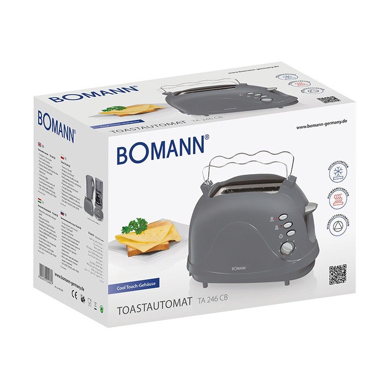 Bomann Toaster TA 246 CB Cool-Touch-Gehäuse 700 W weiß | Leroy Merlin