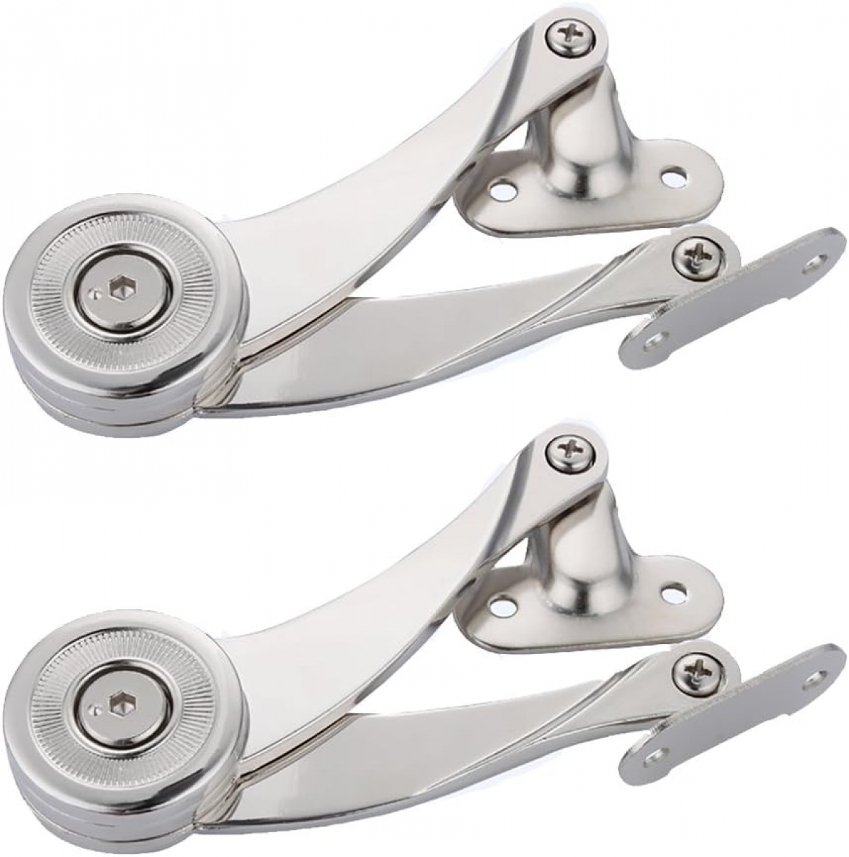 2 x Charnières de levage pour porte de meuble (placard, armoire ...