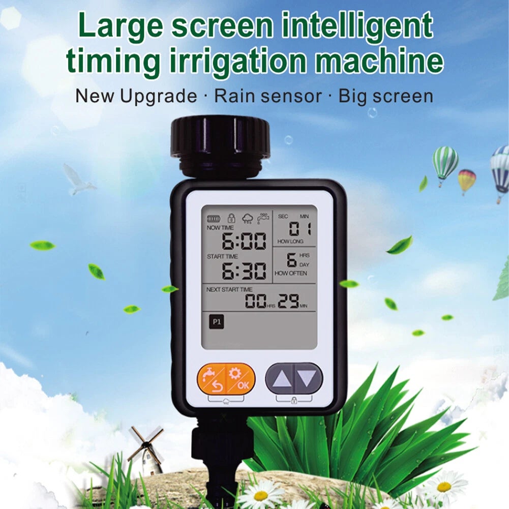 FULEADTURE Temporizador con sensor de lluvia, dispositivo de riego ...