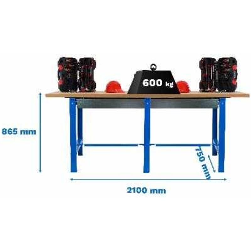 SIMONWORK BT6 MDF TANDEM 2BOX 2100 BLEU/BOIS | Leroy Merlin