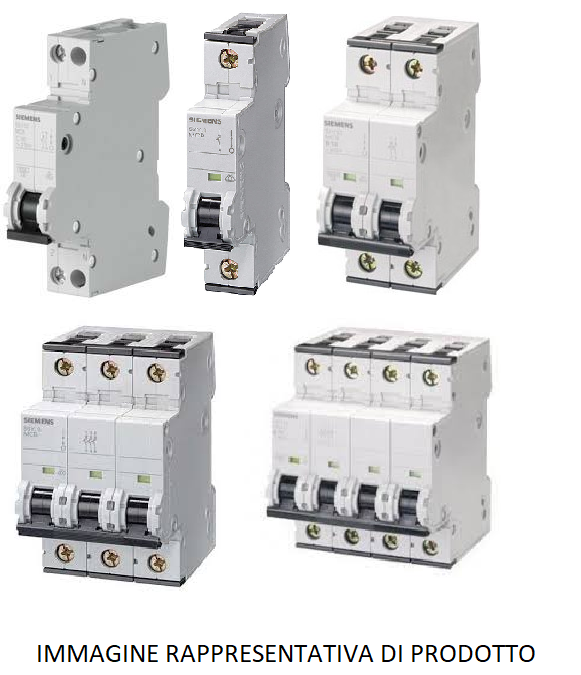 Siemens interruttore magnetotermico 20a 6ka curva c 1 modulo 1p n 5sy60207kv | Leroy Merlin