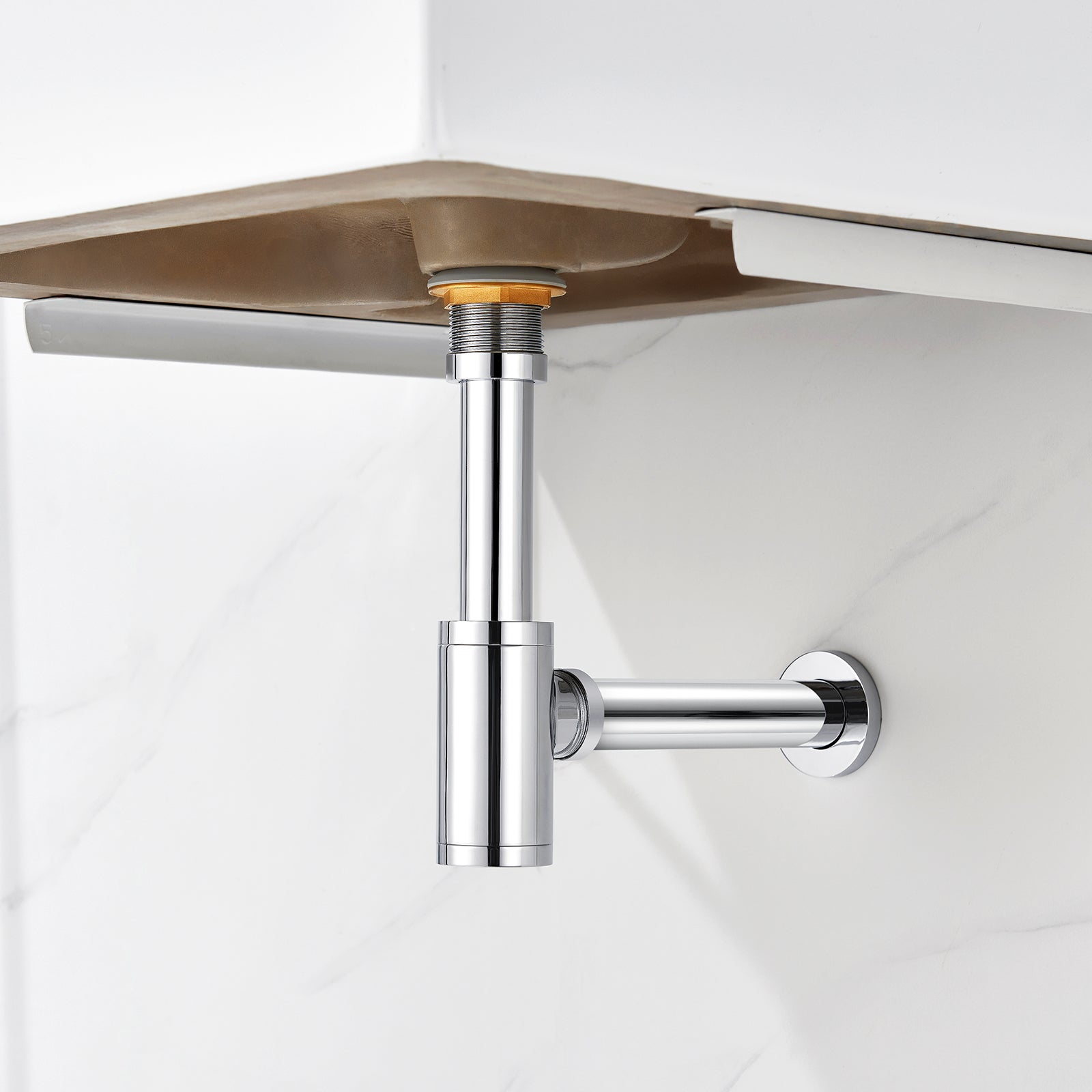 Sifón para Fregadero Inox,Sifón Universal Auralum Max Diseño 1 1/4 ...