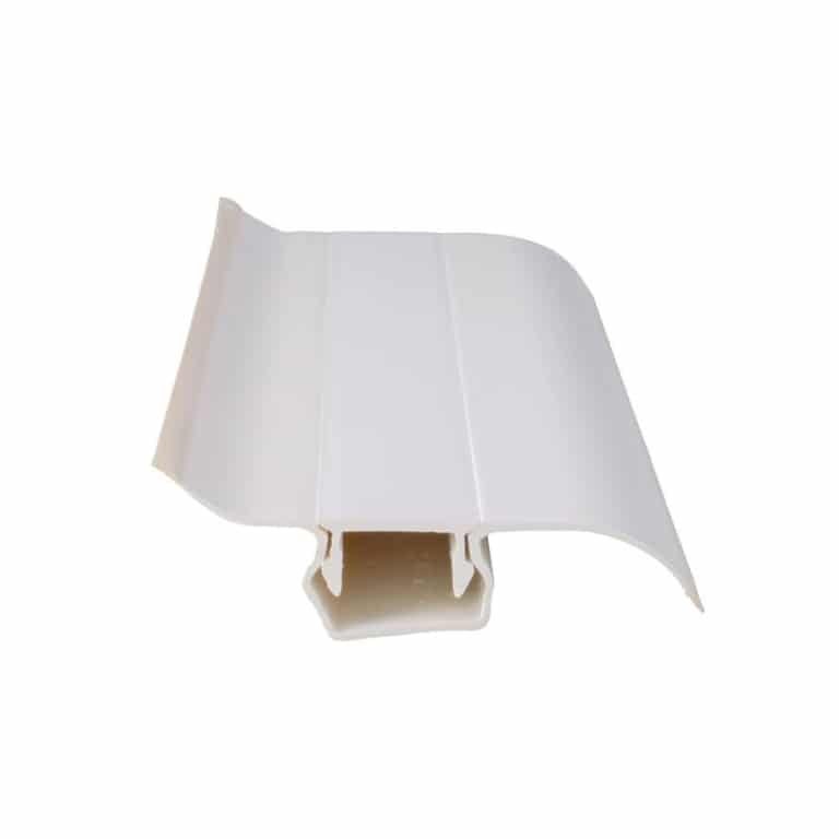 Lot de 5 - Plinthe cache-fils blanc en 6 x 250 cm | Leroy Merlin