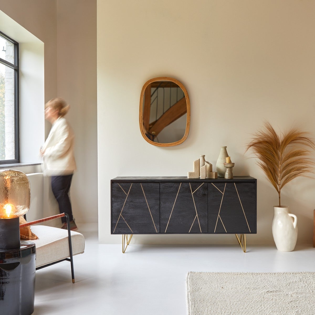 Tikamoon Buffet en manguier massif 150 cm Liv | Leroy Merlin