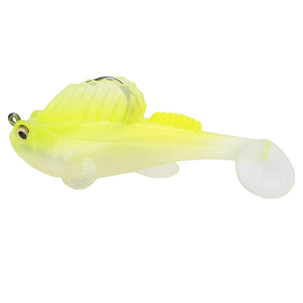 Cebo de pesca artificial biónico de gel de sílice con lentejuelas ...