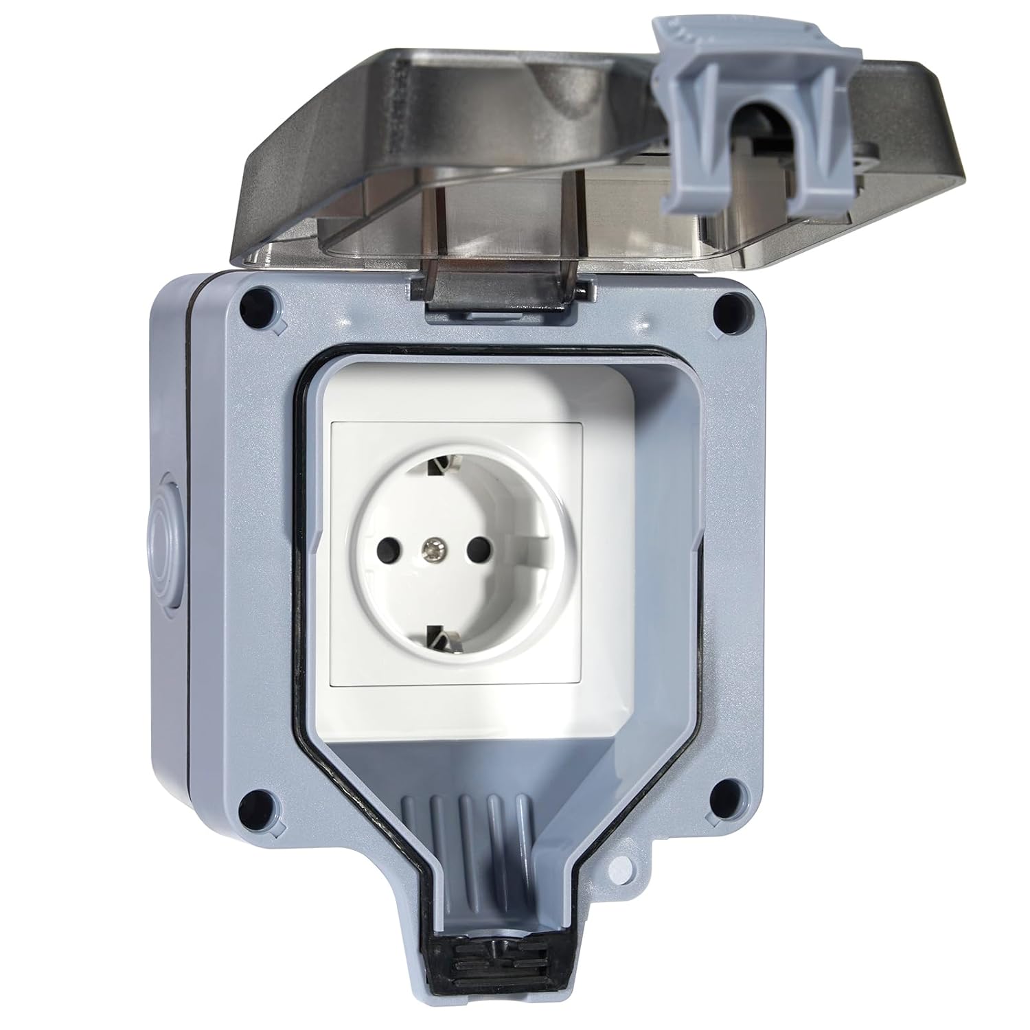 Outdoor socket IP66 waterproof wall socket dustproof outdoor socket ...