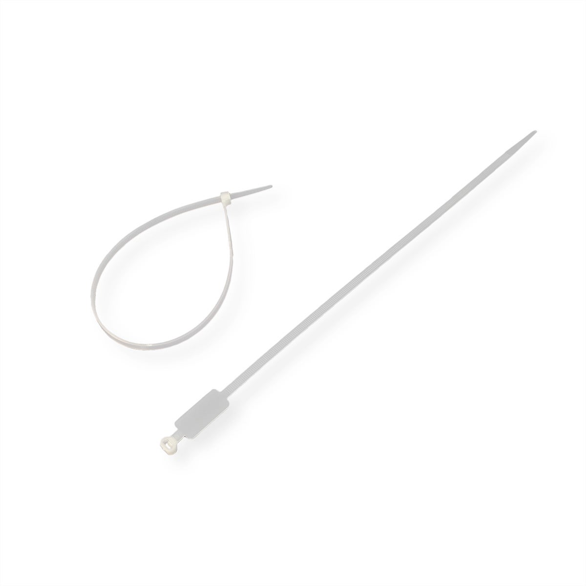 Bridas para cables VALUE, 30 cm, 4,8 mm, campo de rotulación, 100 unid ...