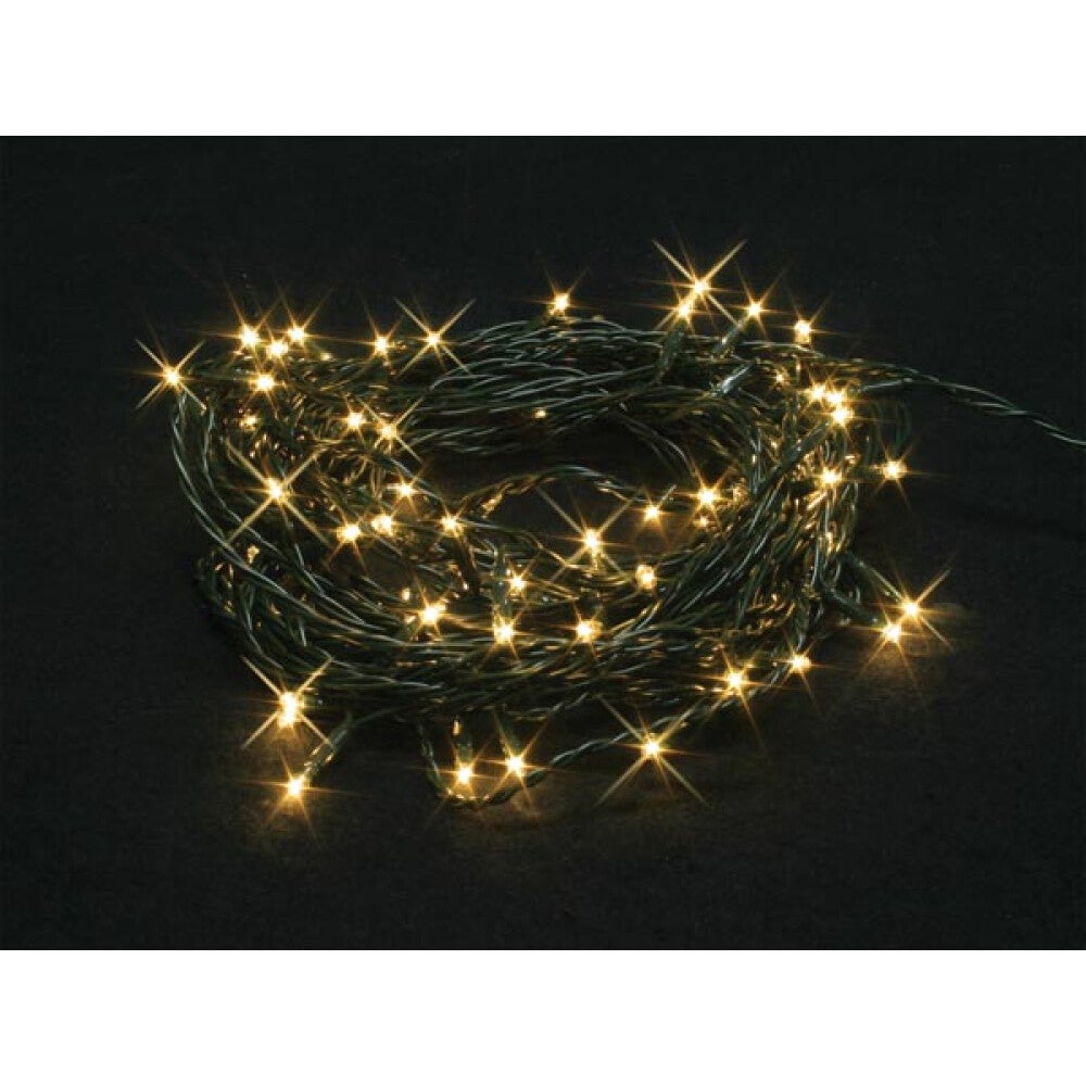 Burstlight LED - 20 m - 220 LED (44 clignotantes) - blanc chaud - câble ...