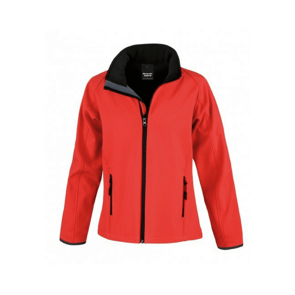 Veste Softshell femme Result Rouge / Noir M | Leroy Merlin
