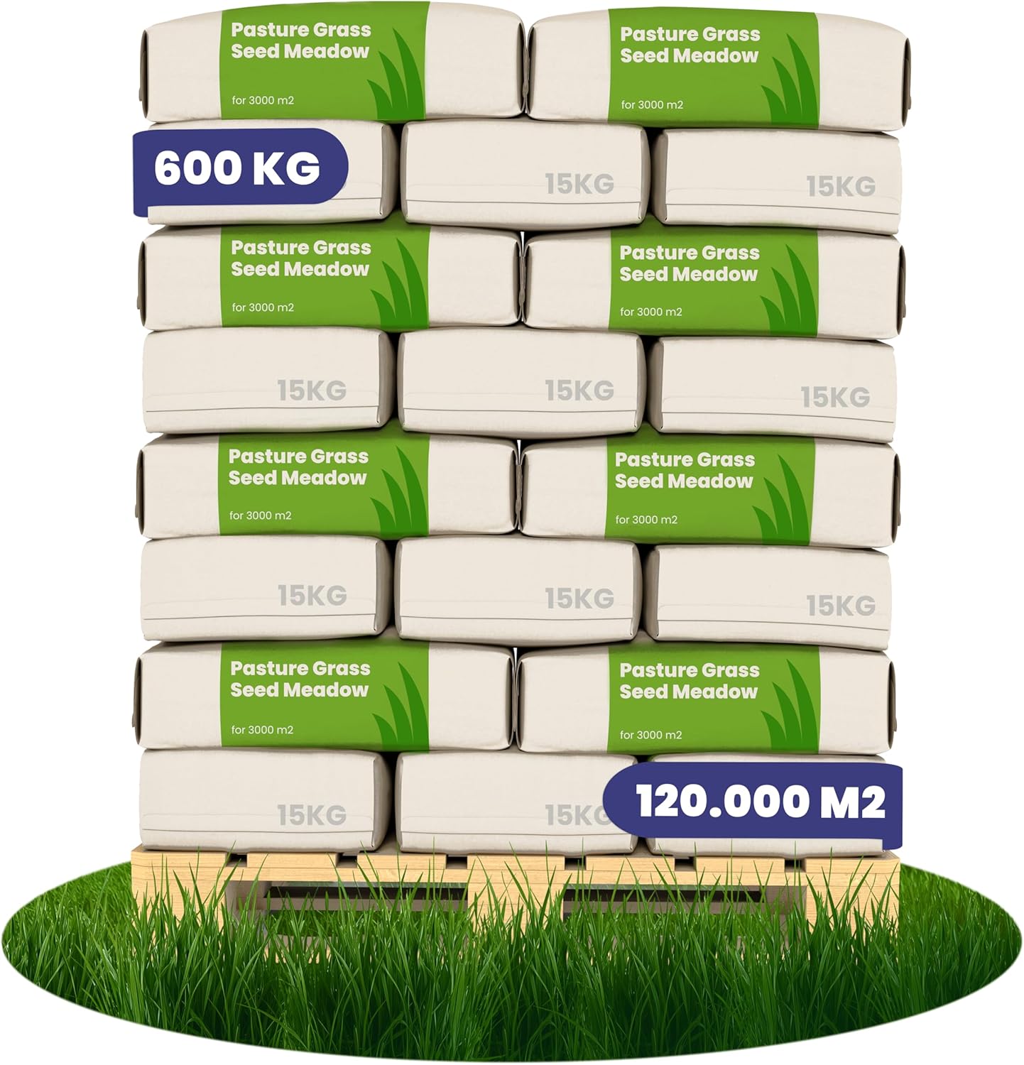 Semences Pour Prairie Pour Les Chevaux Et Le Petit Bétail - 40X = 600 ...