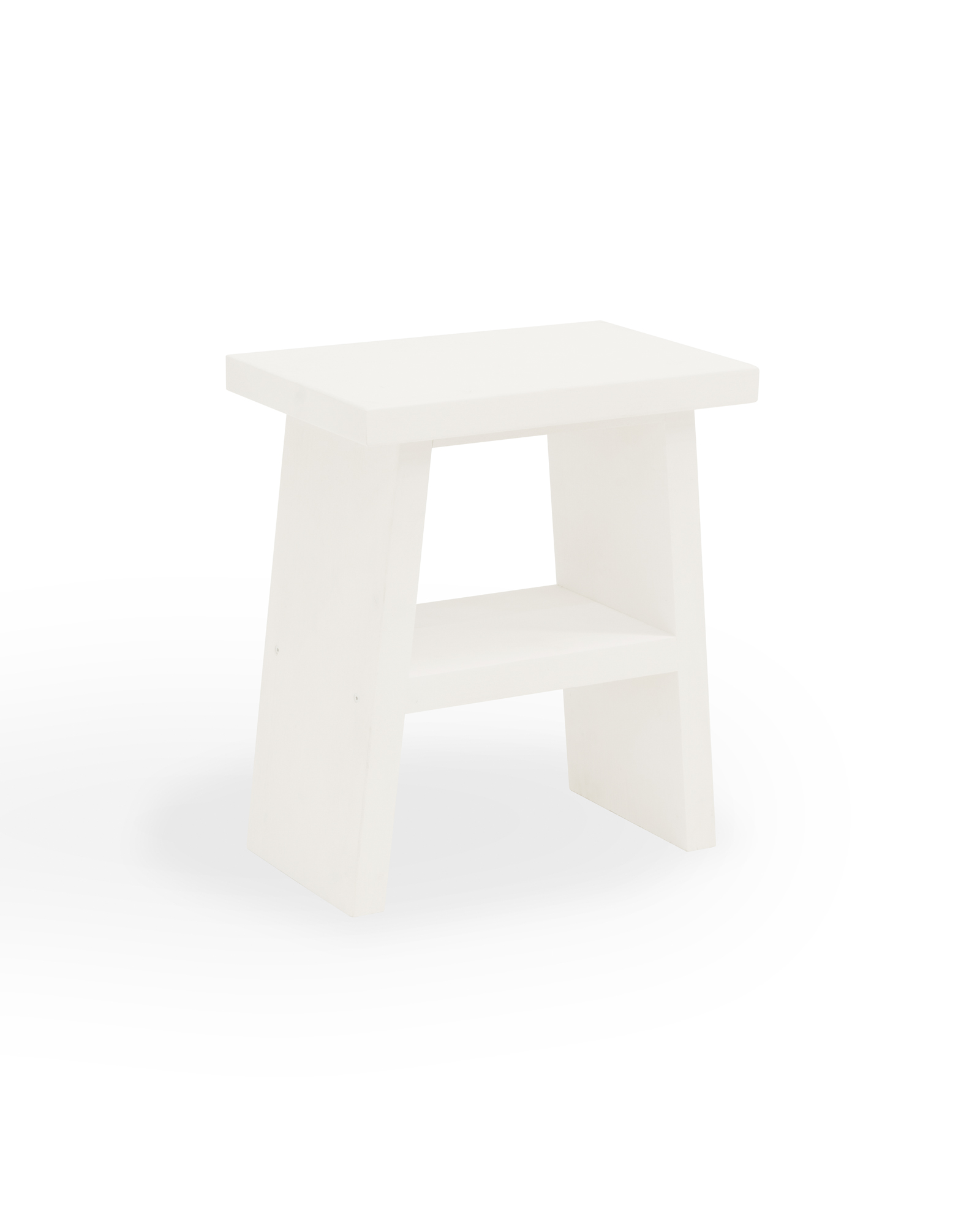 Table d'appoint en bois couleur blanche 39x45x25cm | Leroy Merlin