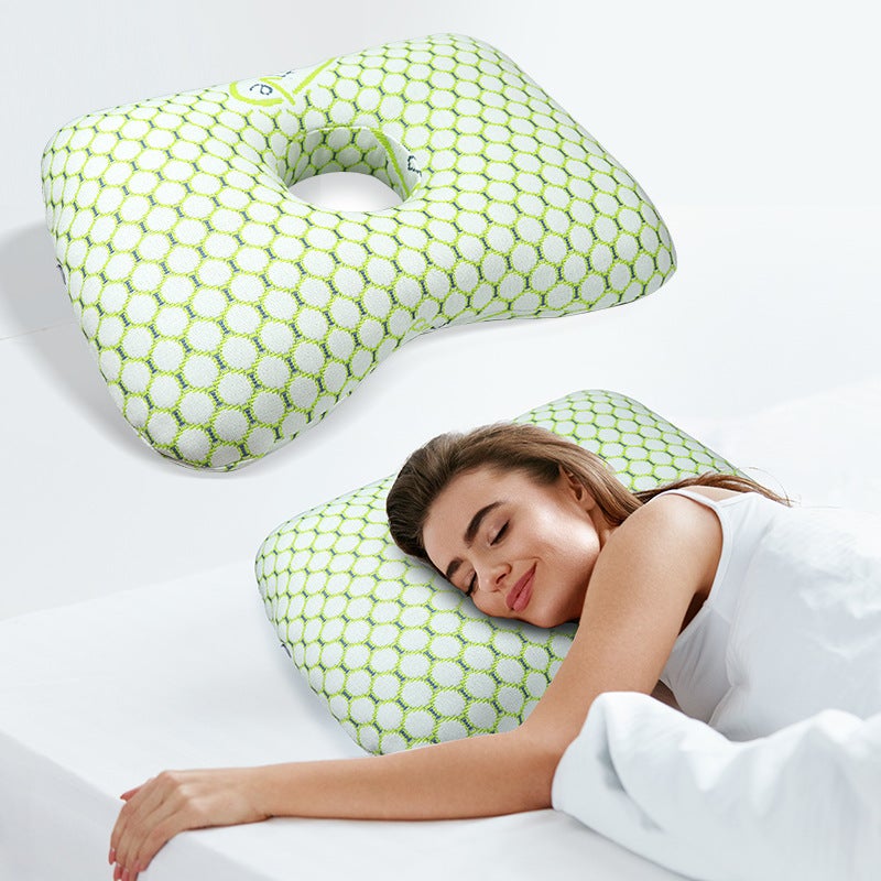 Oreiller de perçage d'oreilles pour dormir sur le côté,adapté aux ...