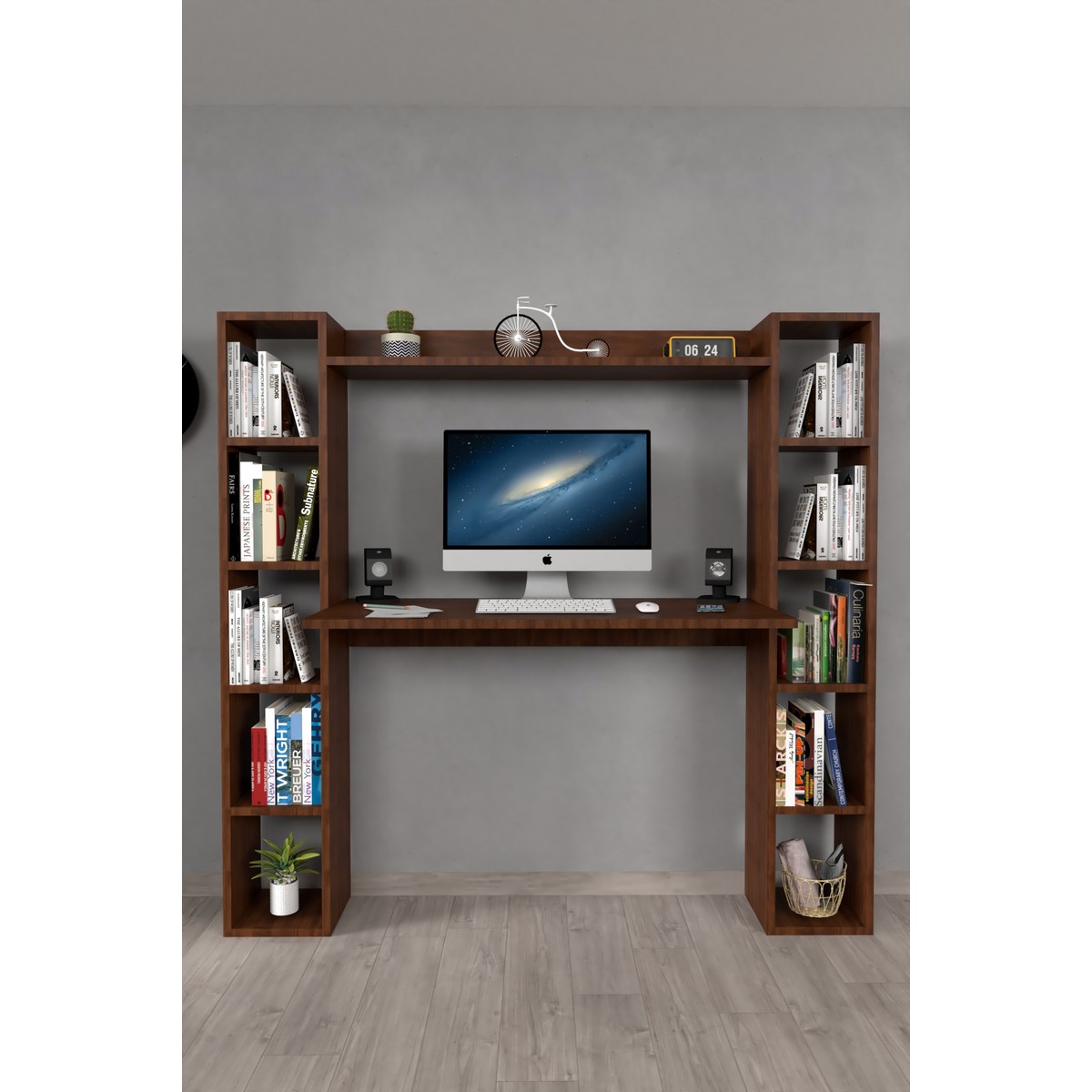 Escritorio Cameron, Aglomerado de Melamina, Marrón, Epikasa | Leroy Merlin