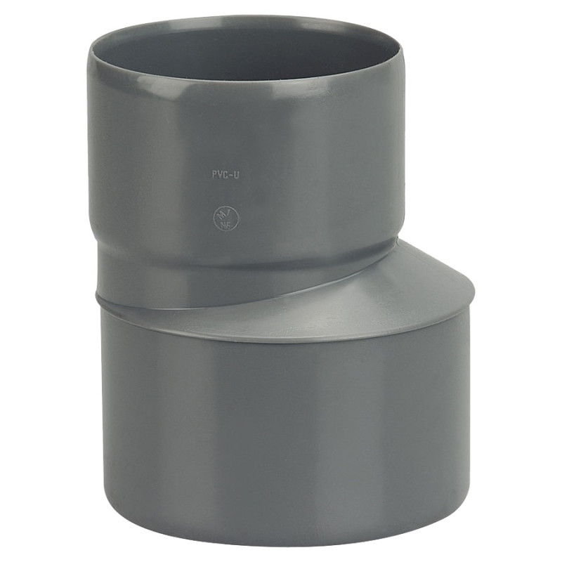 Réduction extérieure excentrée PVC mâle femelle Ø100 80 WAVIN 3025885 ...