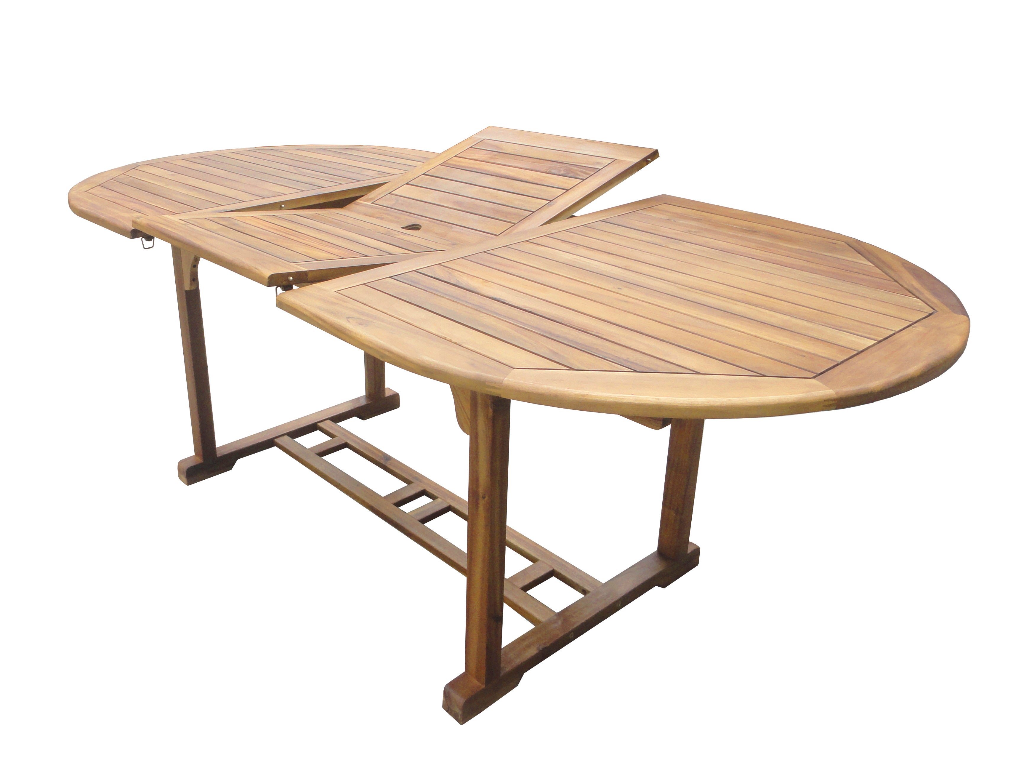MESA EXTENSIBLE MADERA 200/150X90X75 CM | Leroy Merlin