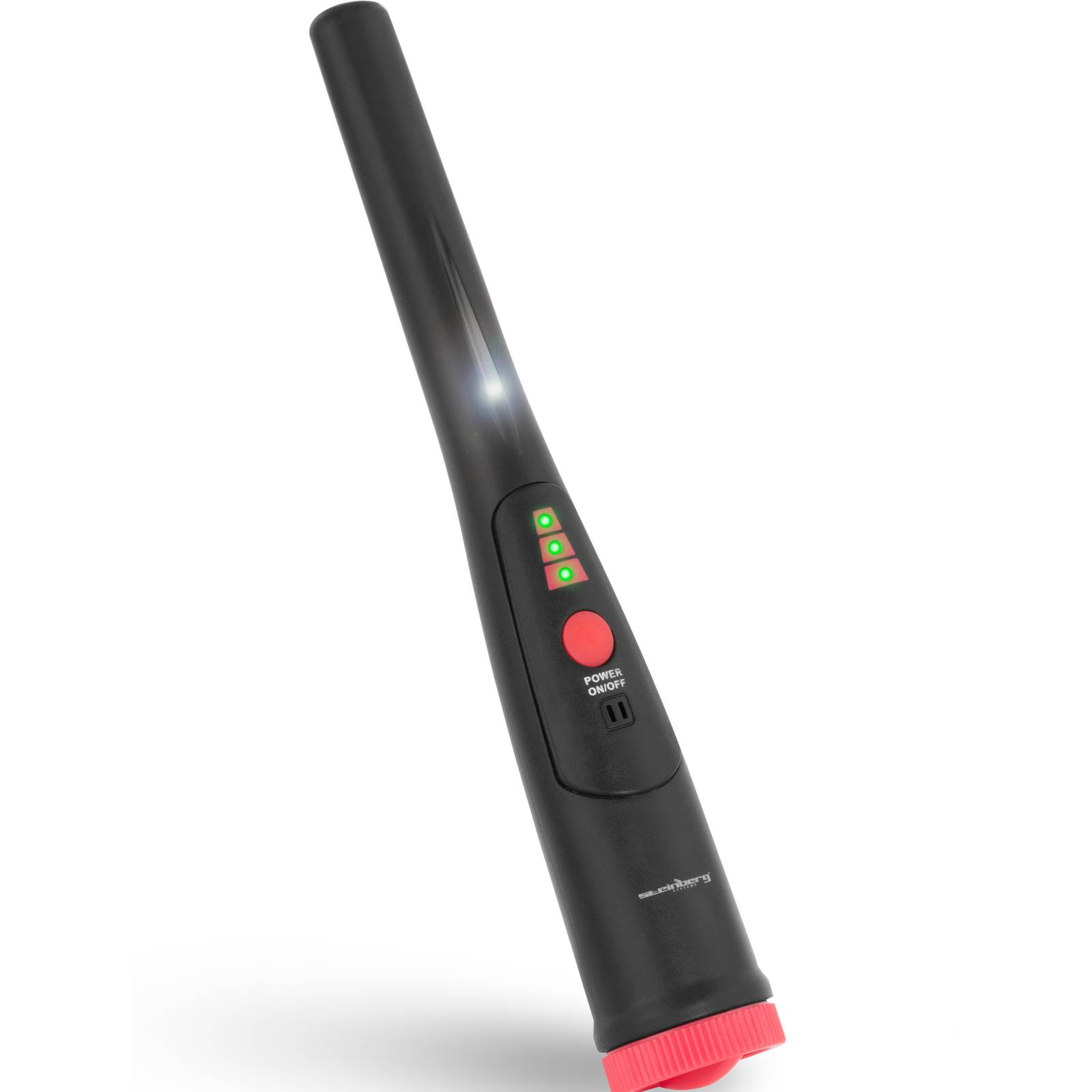 Detector de metales pinpointer - 10 cm - 360° - linterna LED | Leroy Merlin