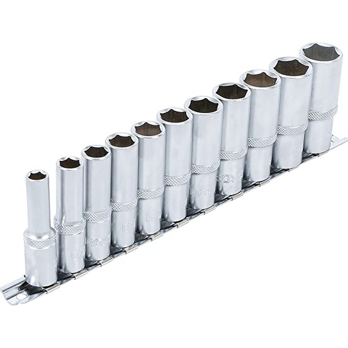 JEU DE 11 DOUILLES EXTRA LONGUES 6 PANS CARRE CLIQUET DE 3/8 BGS - 8 A ...