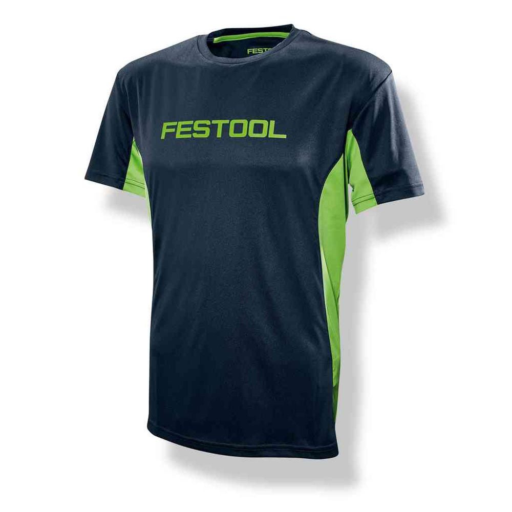 Tee-shirt de sport pour homme bleu foncé/vert XL - FESTOOL - 204005 ...