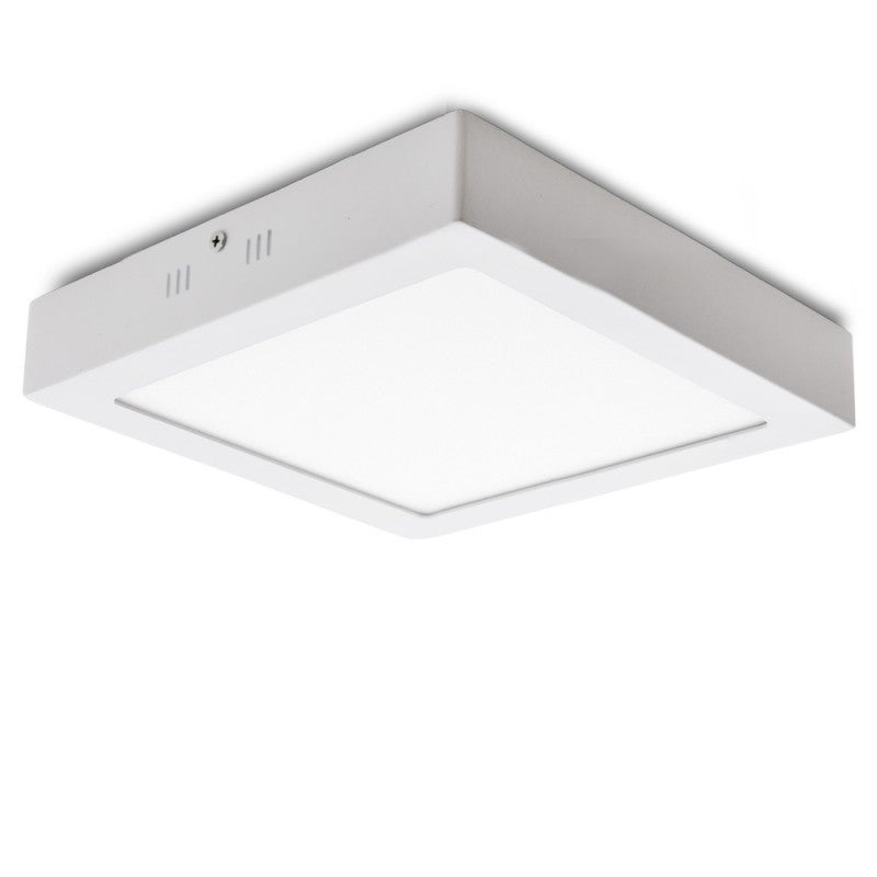 Plafón LED 24W 1.900Lm 6000ºK Cuadrado 40.000H [HO-PLAF-R-24W-CW ...