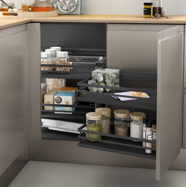 Ferrure d´angle articulé FLAT. Côté gauche. Devant 400-450mm.- | Leroy ...