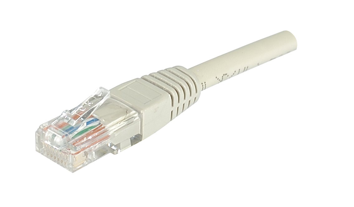 CONECTICPLUS Câble rj45 cat5e 0.30m non blindé blanc | Leroy Merlin