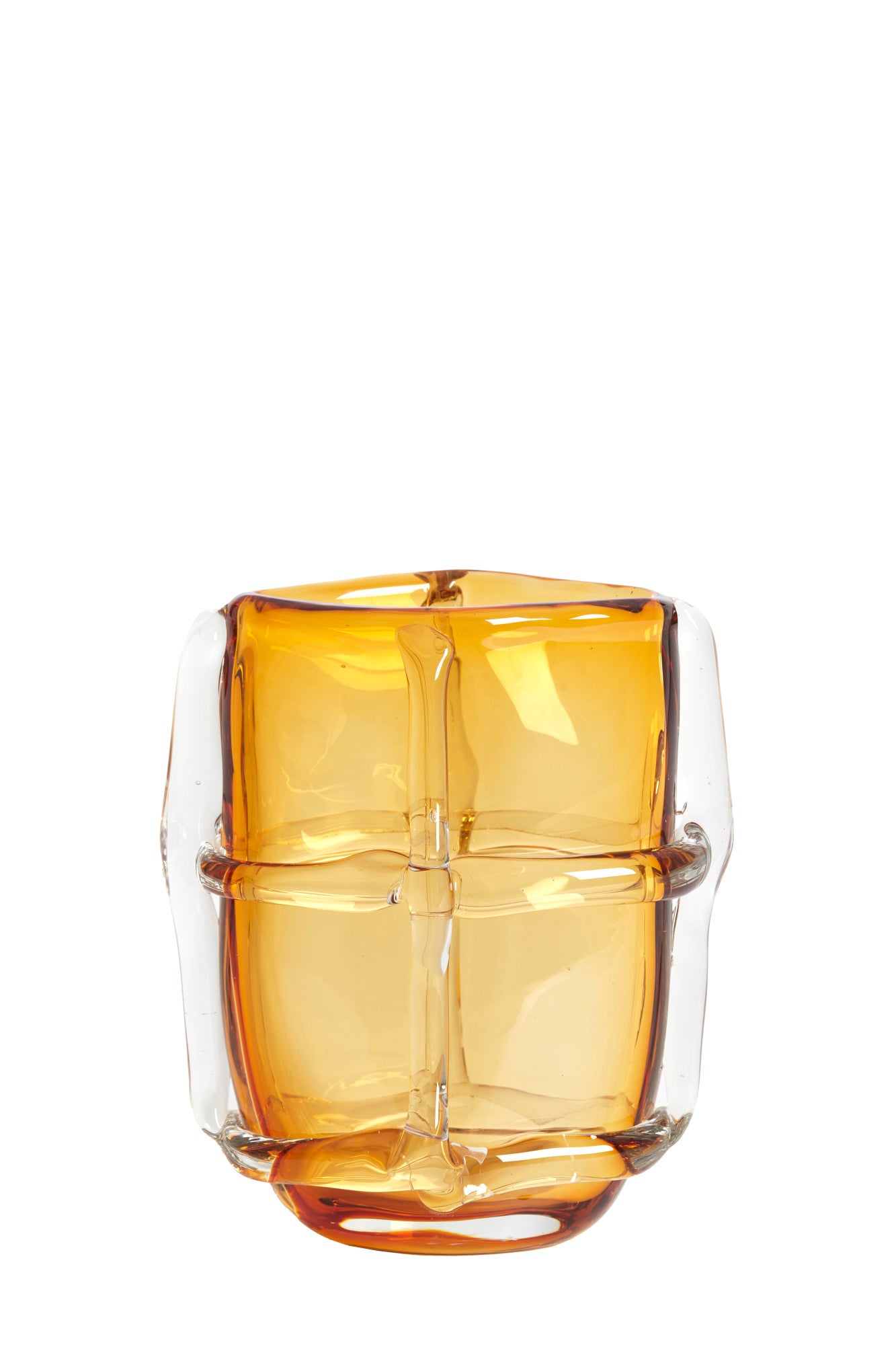 Lanterne Light & Living DOLEGA avec verre clair et brun foncé ...