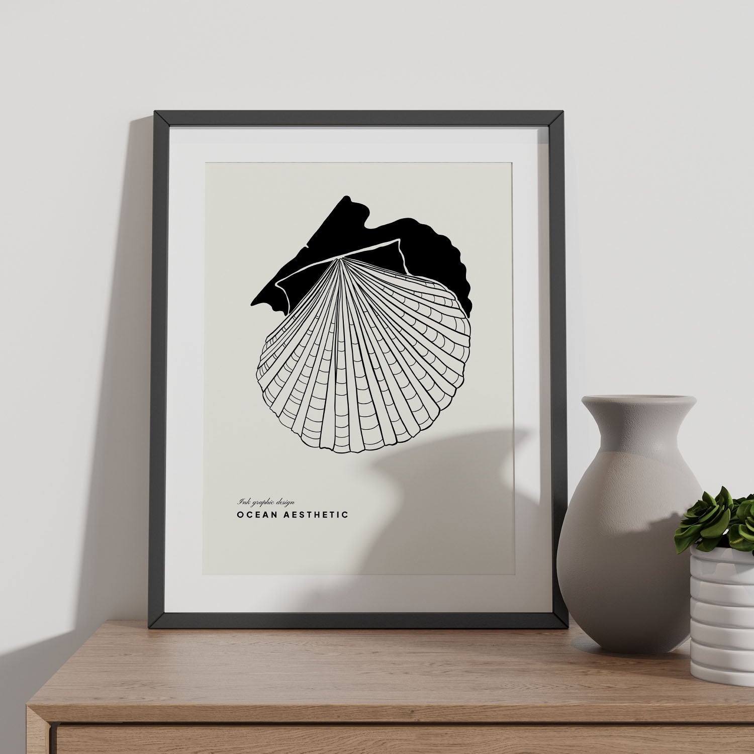 Nacnic Affiche Avec Des Plantes Marines Et Des Animaux. Jacobs ...